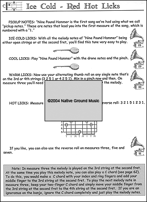 Bluegrass Banjo for the Complete Ignoramus Book/CD Set - Native Ground ...